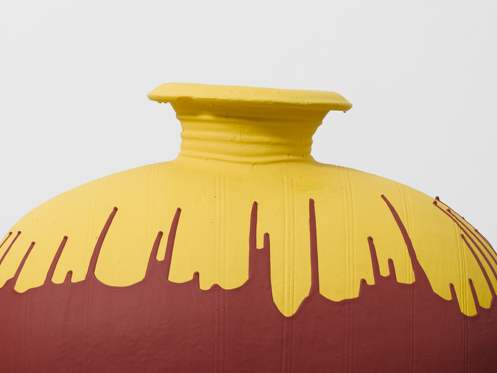 Ai Weiwei, Han Dynasty vases (206BC-220 AD) and industrial paint, 2014